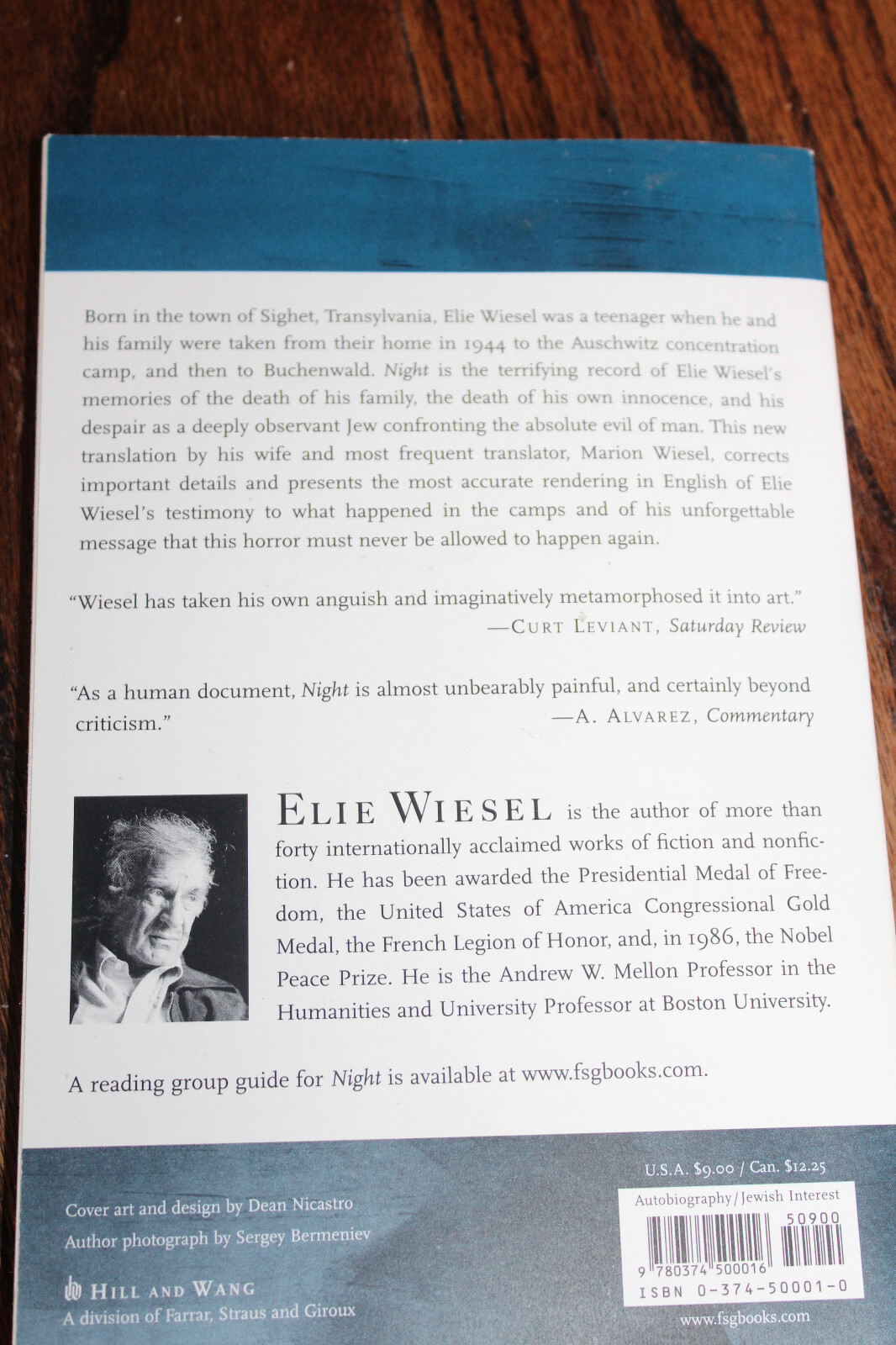 Vintage Book Night by Elie Wiesel Holocaust Story | eBay.de