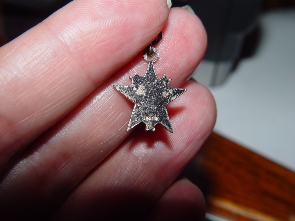 Sterling Silver Charm Beta Sigma Phi Sorority Star Charm | eBay