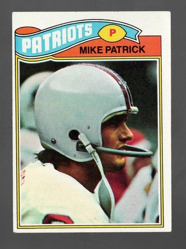 1977 Topps Mike Patrick New England Patriots #313 Excellent | eBay