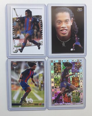 RONALDINHO BARCELONA ROOKIE Lot of 4 cards 2003/04 | eBay