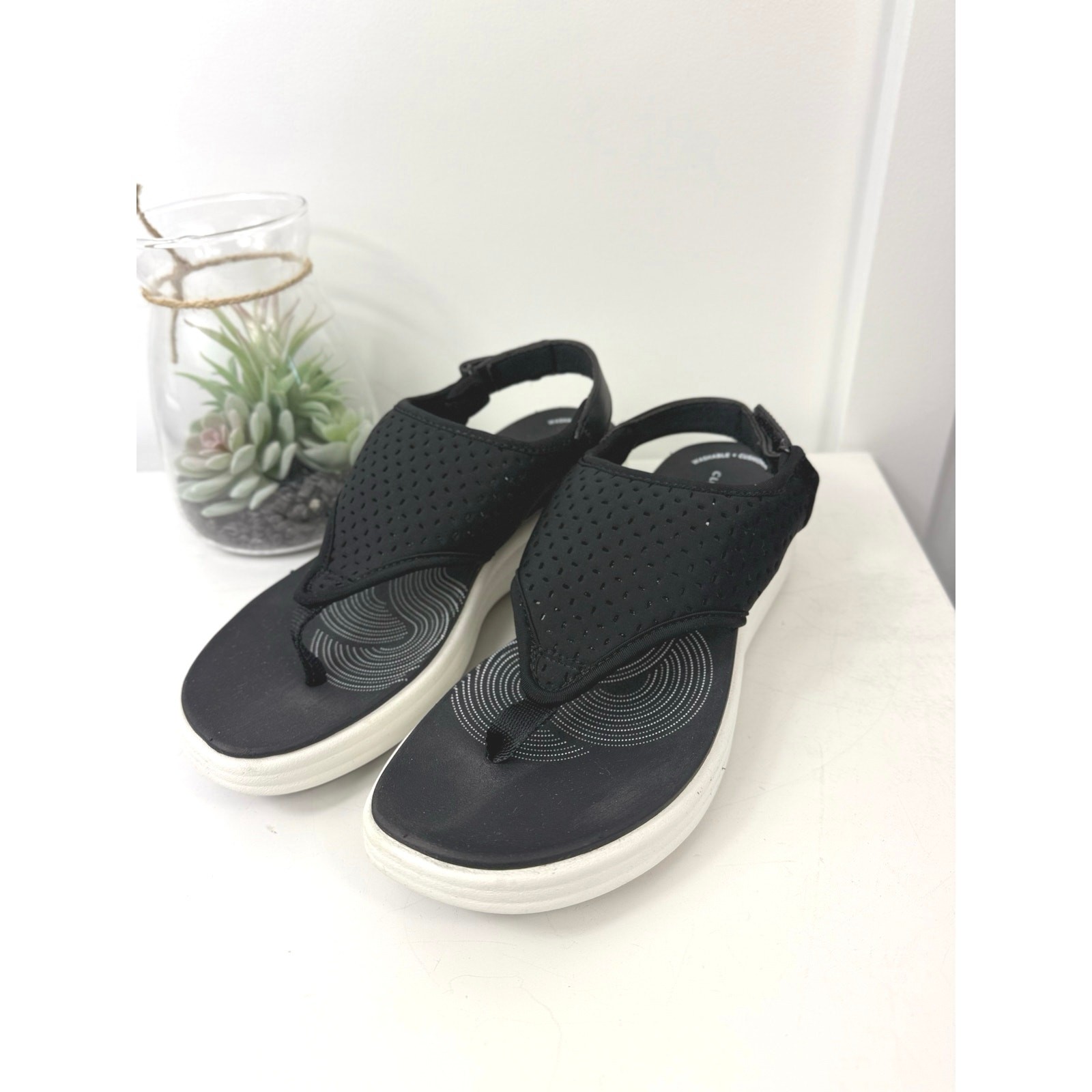 NWTs Women’s Cloudstepper Clark’s Sandals Size 7 | eBay