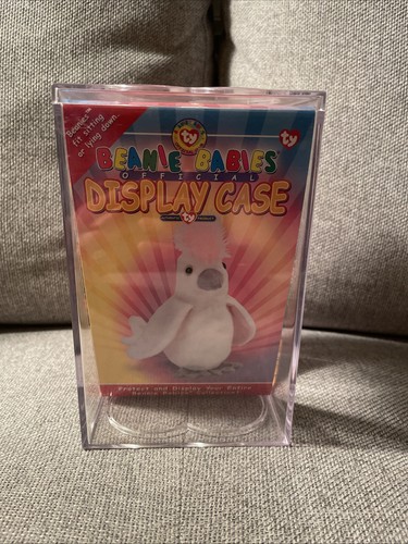 Original TY Beanie Baby Acrylic Plastic Display Case 7 1/2 X 5" W/ Ty ...