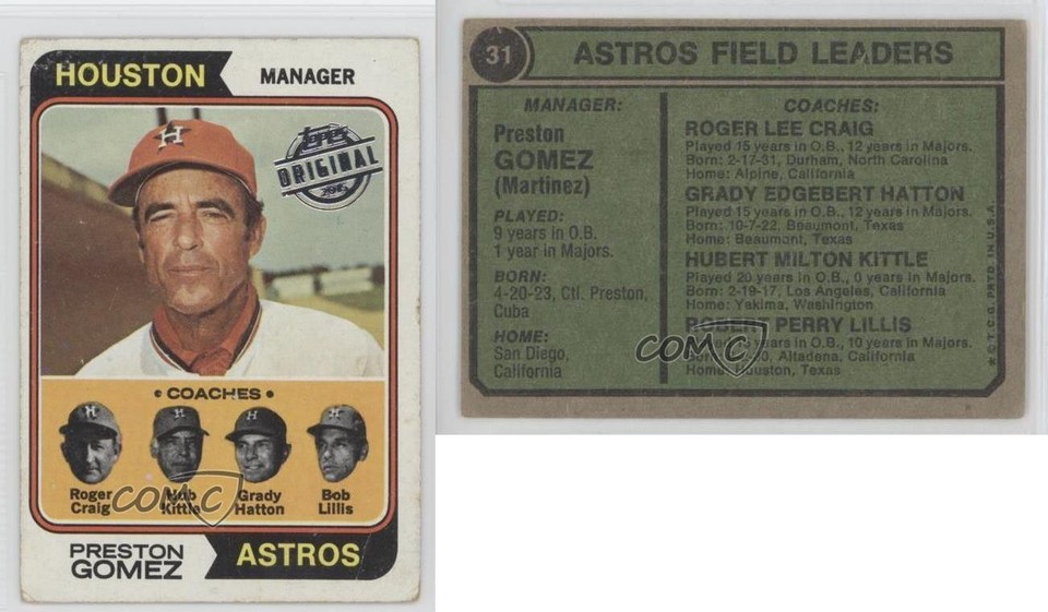 2015 Topps Originals Buybacks Preston Gomez Roger Craig Hub Kittle ...