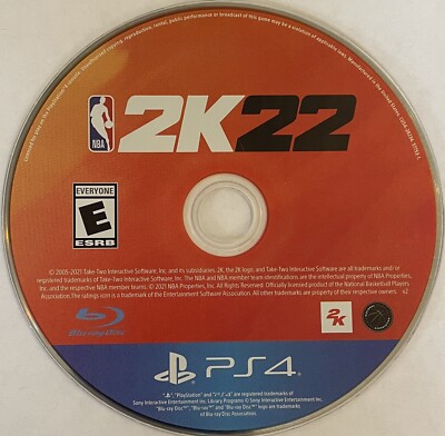 NBA 2K22 (Sony PlayStation 4, 2019, PS4) DISC ONLY | NO TRACKING ...