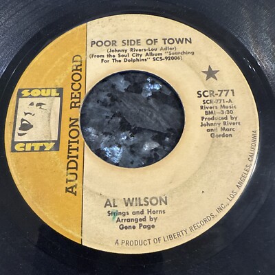 Al Wilson - Poor Side Of Town | eBay UK