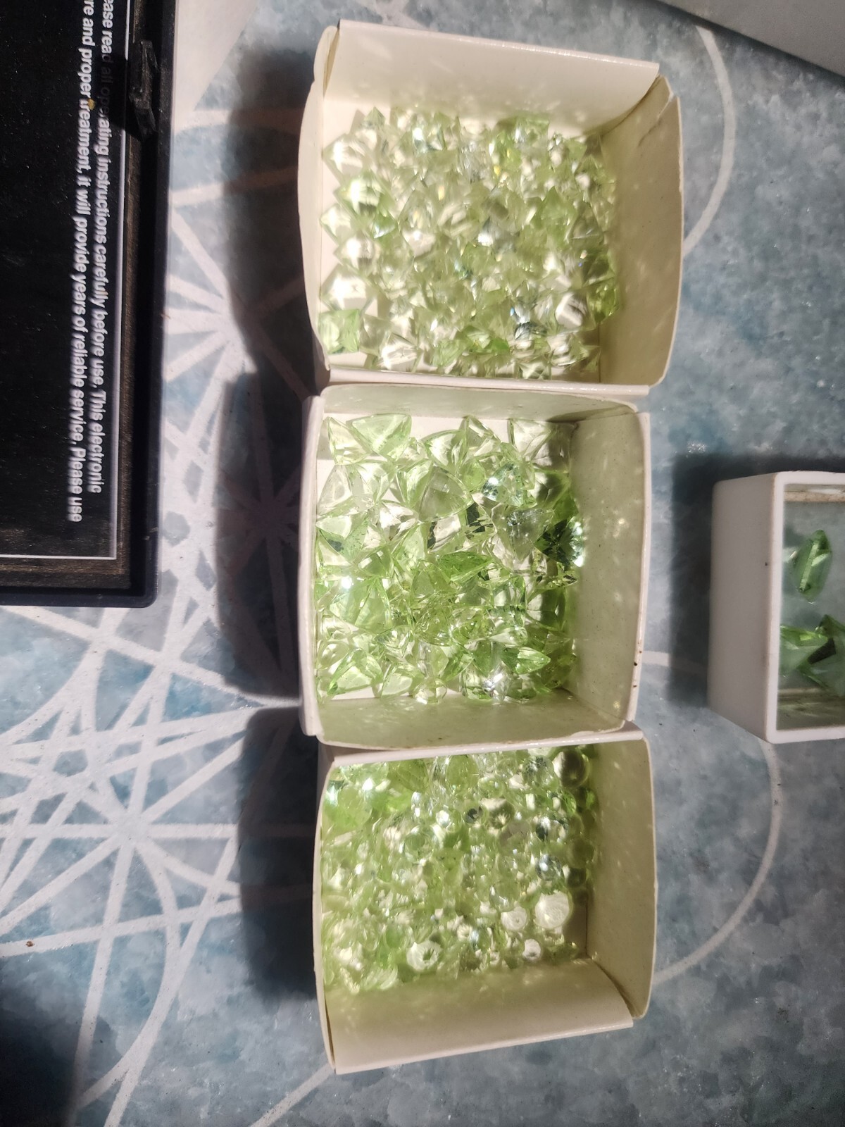 Uranium Glass Facets | eBay