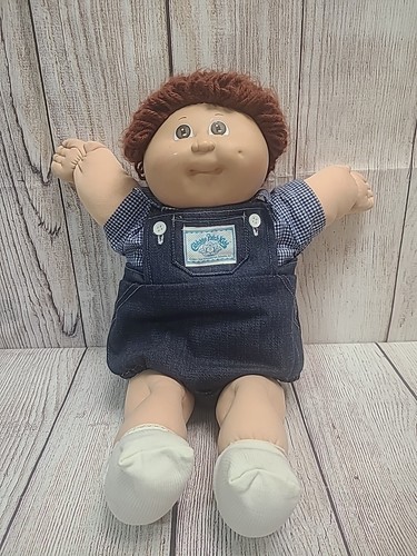 Coleco Xavier Roberts Cabbage Patch Doll 1982 Curly Brown Hair and Eyes Outfit | eBay