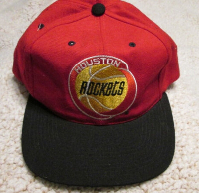 Houston Rockets: Hat Snapback, Grossman Blockhead, 100% Wool, Vintage ...