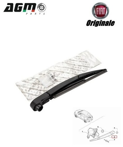 Bras Tergitore Essuie-Glace Lunette Arri re Original Fiat 500X Renegade ...
