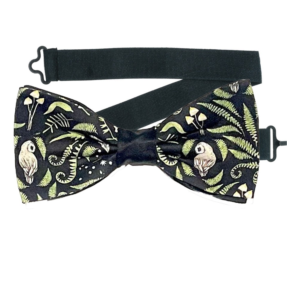 Death's Head Hawk Moth Owl Bow Tie Pocket Square Cotton Wedding Prom ...
