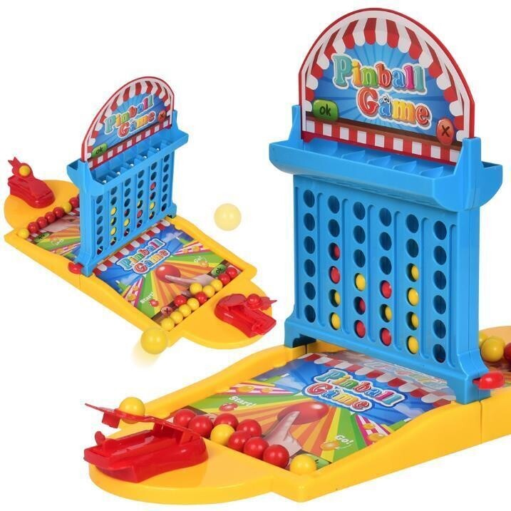 Mini Pinball Game Indoor Table Interactive Games Shooting Desktop Toy ...