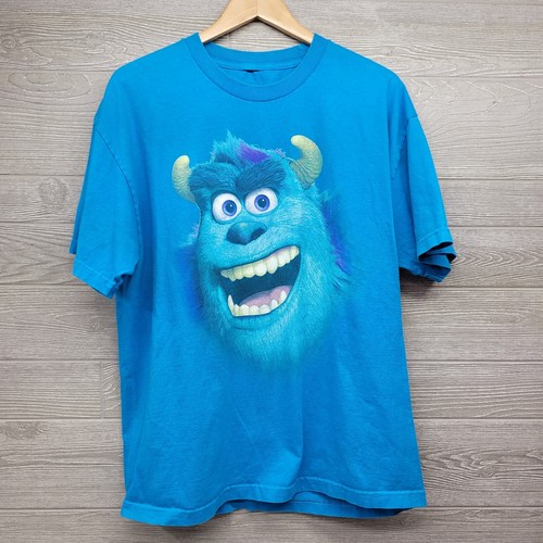 VINTAGE Pixar Monsters Inc Blue Sully Cartoon Movie T… - Gem