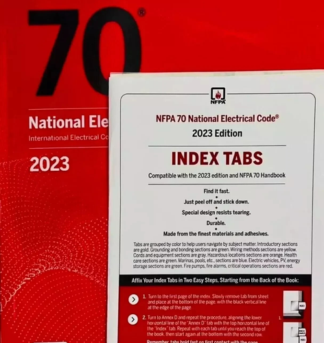 NFPA 70 National Electrical Code NEC 2023 With INDEX Tabs Free Shipping ...