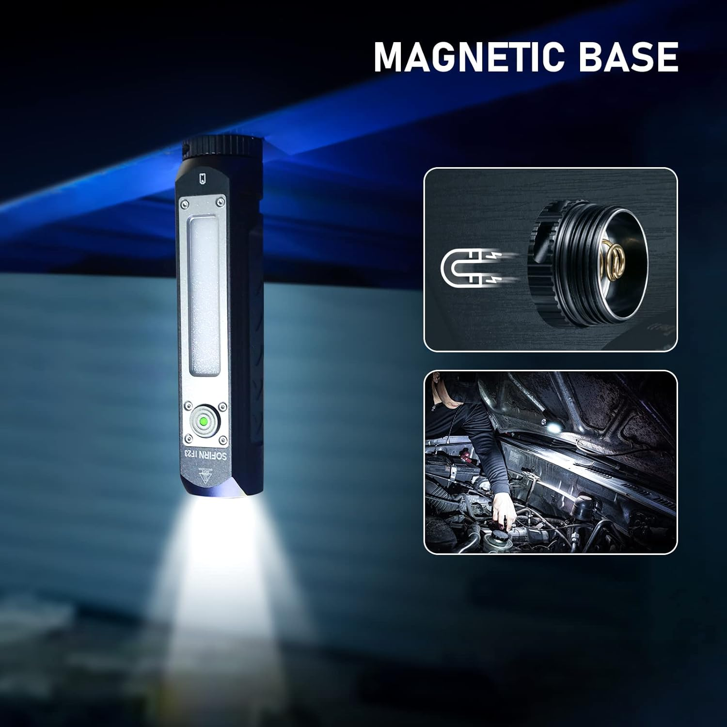 Torch LED Torch Rechargeable 4000 Lumen Small Torch with Floody Red ...