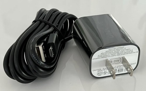 Amazon Kindle 9W Original OEM AC USB Power Adapter Charger with 5' Cord ...