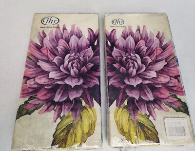 IHR Purple Passion Dinner Napkins Disposable 3-Ply Paper Hand Towels ...