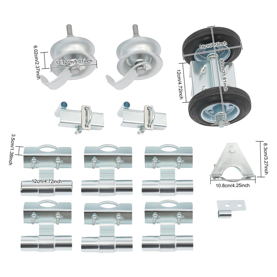 Rolling Gate Hardware Kit, Heavy Duty Sliding Gate Rollers Sliding Gate ...