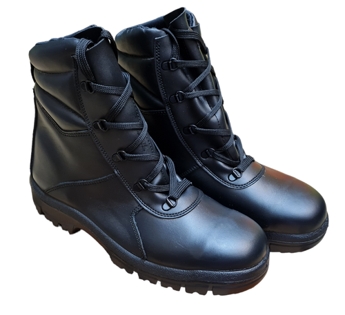 New British Army Issue Goliath YDS Black Steel Toe Cap Boots Size 9.5M ...