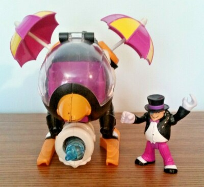 Imaginext The Penguin Helicopter W/ Figure Fisher Price DC Super ...
