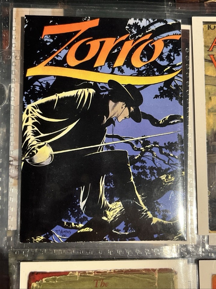 1998 The Mask Of Zorro Collector Trading Cards Complete Set (72 ...