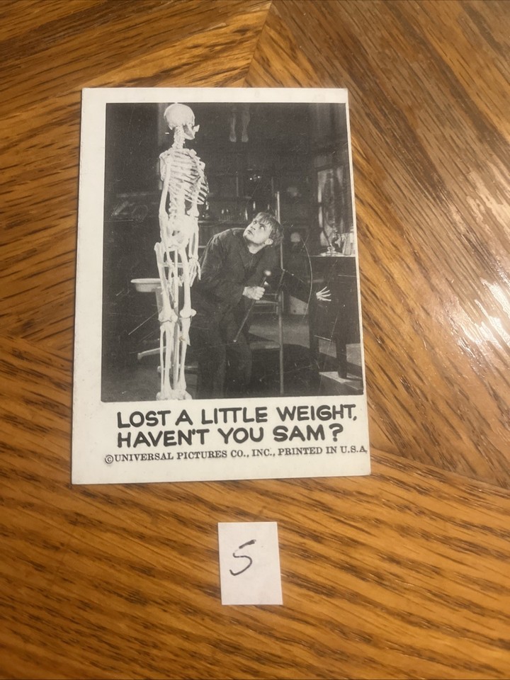 1961 Leaf Spook Stories #56 Lost A Little Weight Havnt You Sam ? | eBay