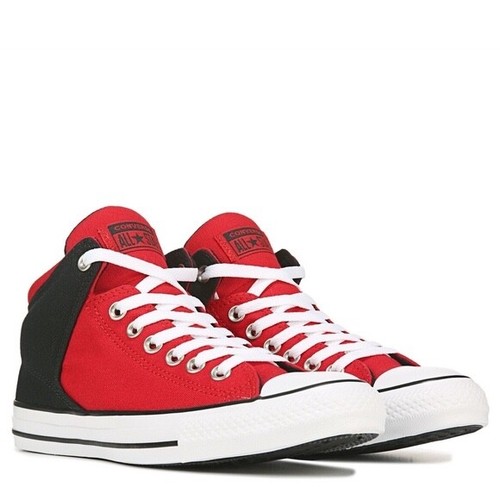 Converse Chuck Taylor All Star Mens 11 High Street Mid Red Black Shoes ...