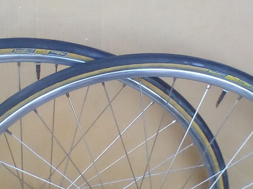 DuraAce EX wheels 5-spd uniglide cassette 100/120mm Rigida rims Avocet ...