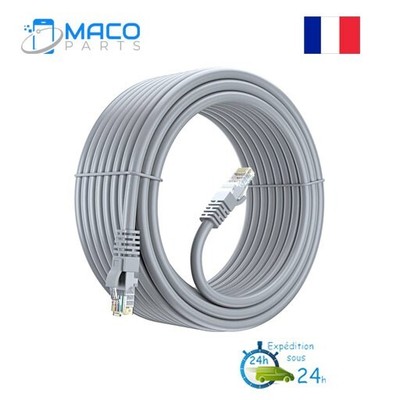 CABLE CORDON RJ45 RESEAU Ethernet LAN 18m 30m | eBay