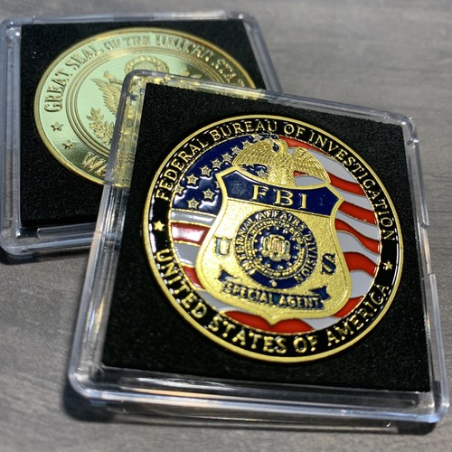 FBI Federal Bureau Of Investigation United States Challenge Coin 40mm ...