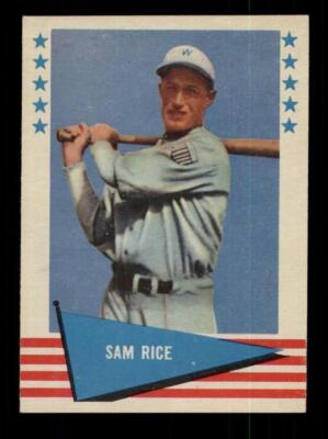 1961 Fleer Baseball #070 Sam Rice STARX 8 NM/MT (CS22128) | eBay