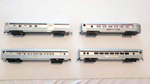 LOT OF (4) VINTAGE TYCO HO ATLANTIC COAST LINE PULLMAN PBO PLUS THREE ...