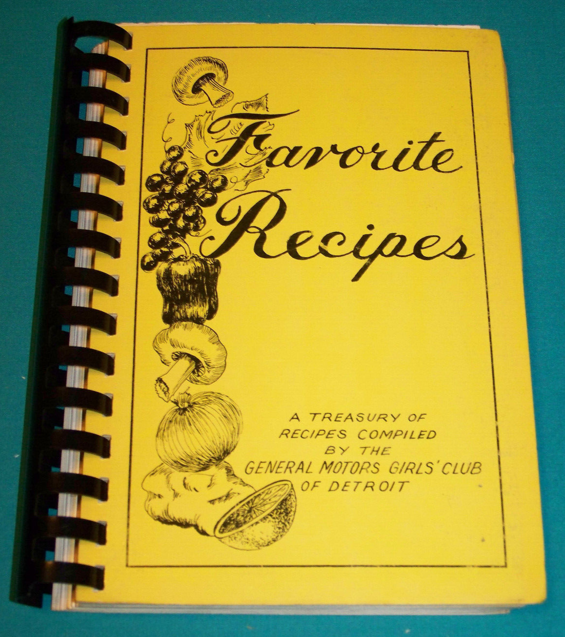 General Motors Girls Club of Detroit Cookbook 1974 Detroit, MI Michigan ...