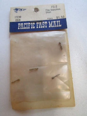 Pacific Fast Mail HO #068 (FS-2) Flag Stanchions, Short, pkg. 4 | eBay