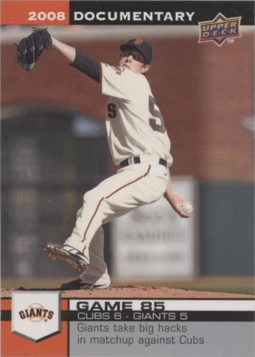 2008 Upper Deck Documentary - Tim Lincecum #2635 for sale online | eBay