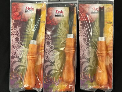 LOT OF 3 Tandy Leather Craftool French Edge Skiving Tools 88080-00 | eBay