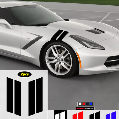 Fender Stripe Hash Mark Stripe Decal Graphic Kit for Chevy Corvette C4 ...
