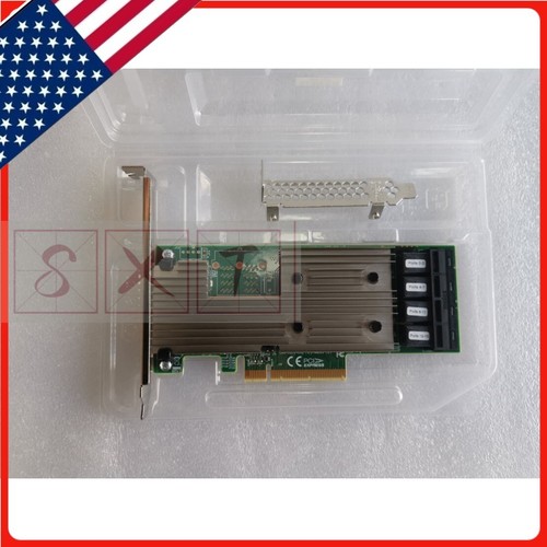 Broadcom LSI 9305-16i SATA/SAS HBA Controller Card 12Gbps PCIe Avago IT ...