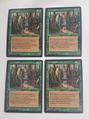 MTG Playset 4x Floral Spuzzem (Italian Legends/Green/U) - BGM | eBay