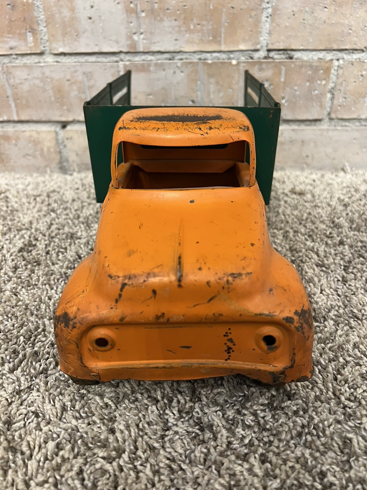 Vintage 1954 Tonka Utility Truck # 175 Original Orange Paint And Decals ...