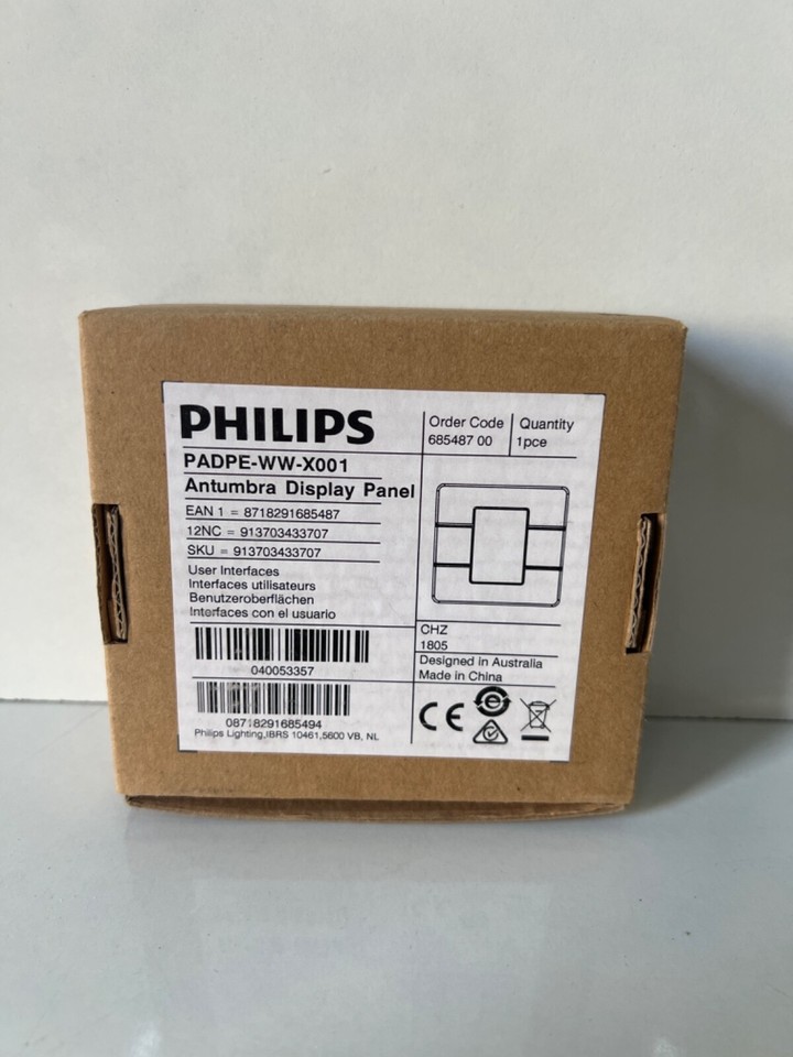 Philips Dynalite Antumbra Display Panel PADPE-WW-X001, Weiße Farbe | eBay