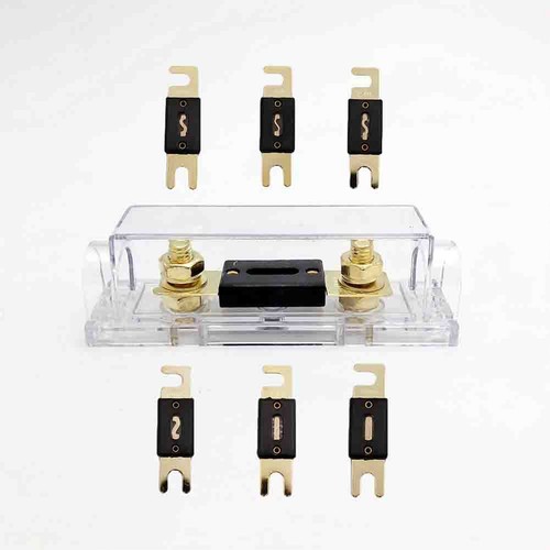 Universal ANL Fuse Holder & 50A-300A Inline Distribution Block Car ...