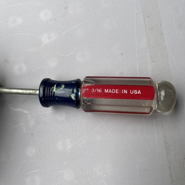 Craftsman 3/16 Slotted Long Screwdriver Flathead 41248 USA Made Vintage ...