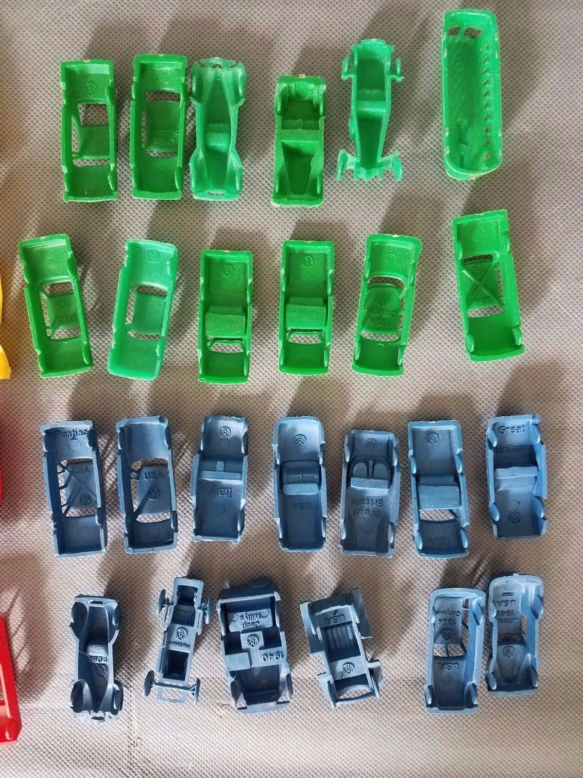RARE HUGE Lot of 51 Vintage Small Plastic Cars | eBay
