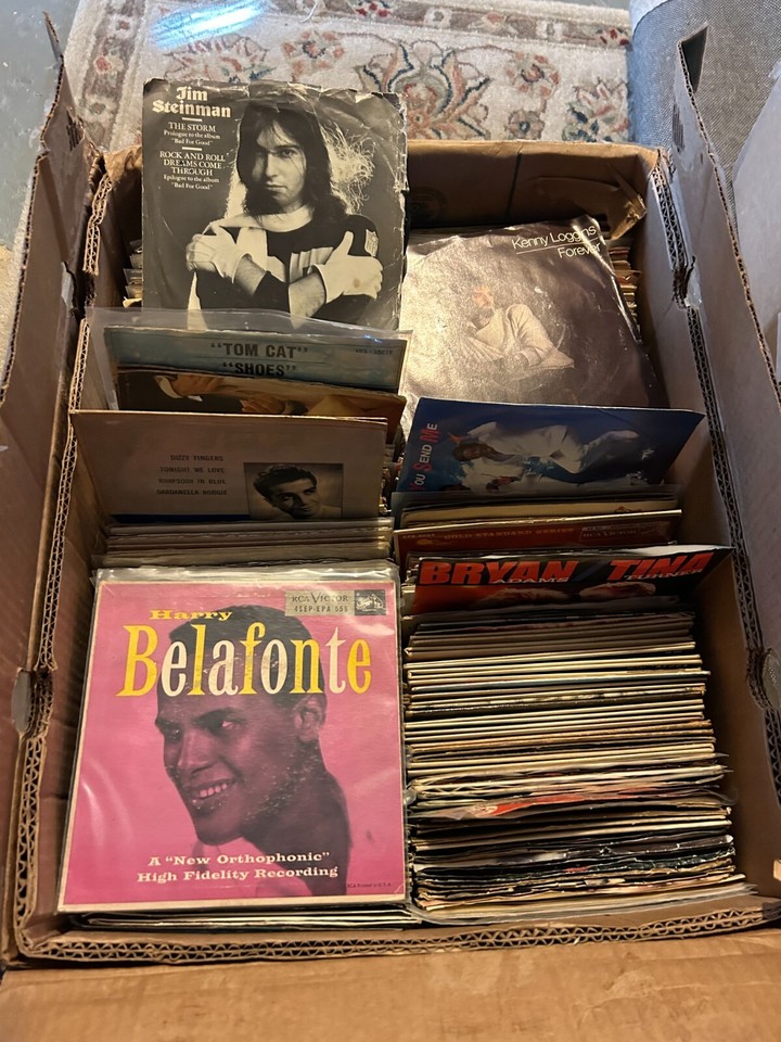 375+ Wholesale box lot 45 RPM records with PICTURE SLEEVES or Covers ...