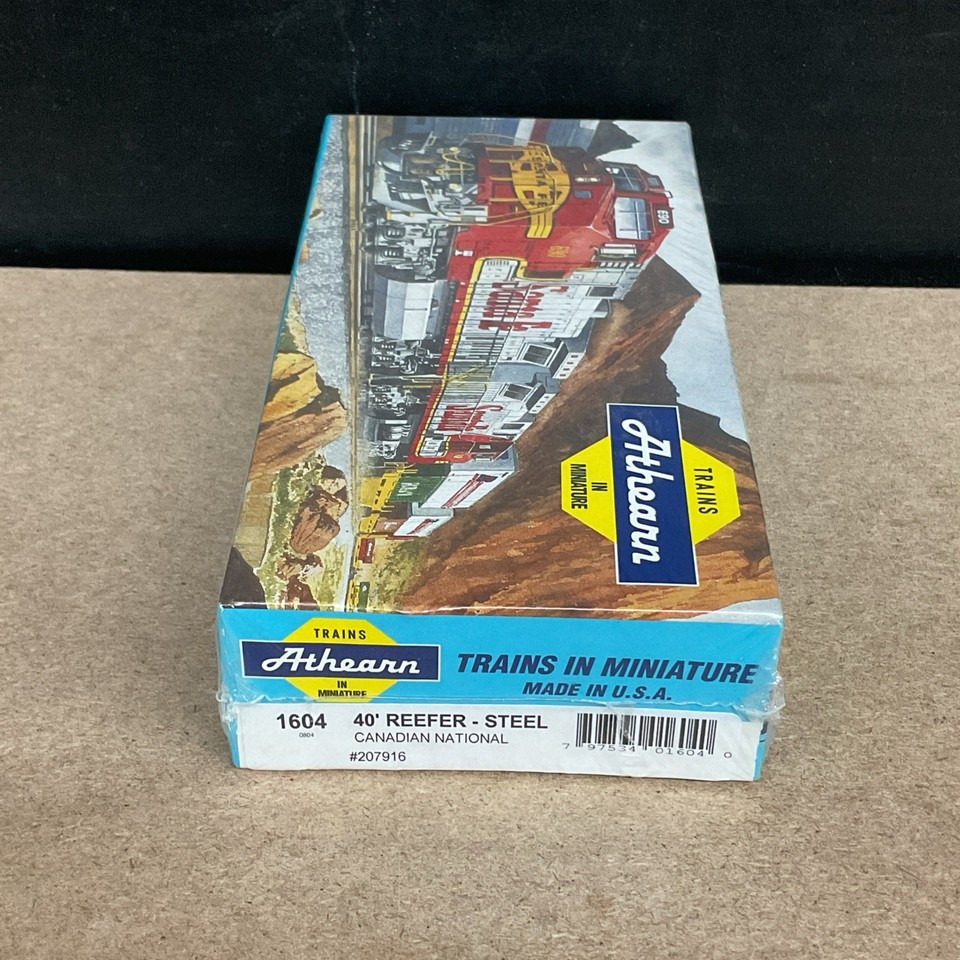 Trains Athearn 40’ Reefer - Steel Canadian National Plastic Train Model ...
