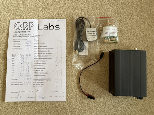QRP Labs QMX+ 160-6m multi-mode QRP transceiver w/ QLG3 GPS (and Dummy ...