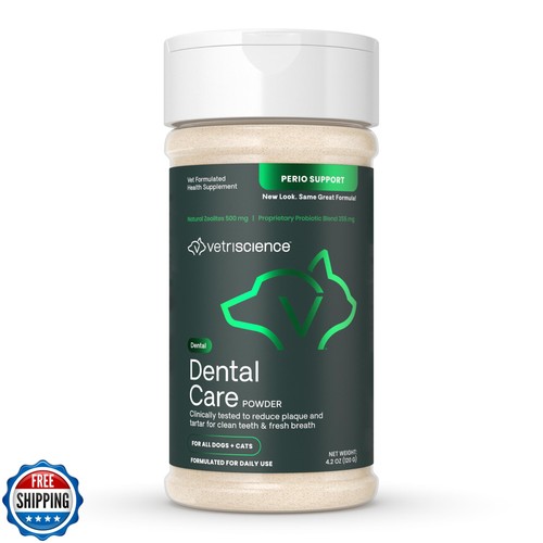 VetriScience Dental Care Powder, Perio Support Clinically Tested Dental ...