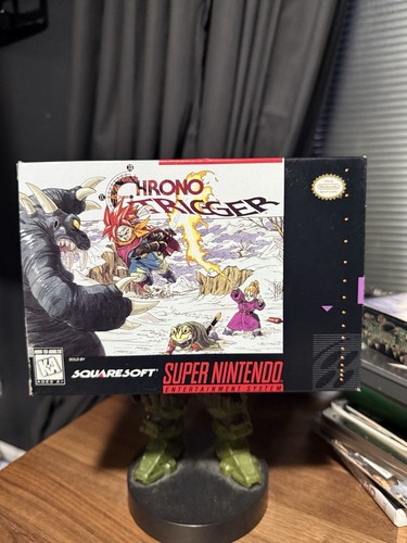 Chrono Trigger Snes Box , Manual, And Posters Read | eBay