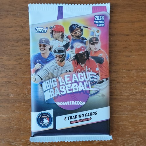 2024 Topps Big League Baseball Sealed Retail Blaster Pack- (1) 8 Card ...