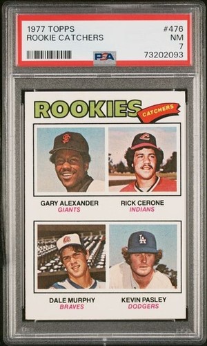 1977 Topps DALE MURPHY Alexander RC Rookie Baseball Card 476 Graded PSA ...
